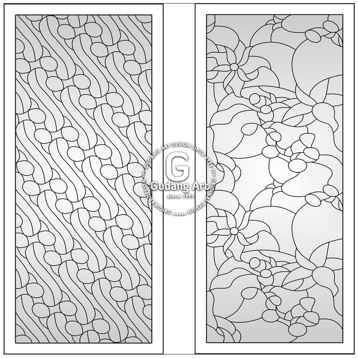motif batik kaca patri • Gudang Art Design